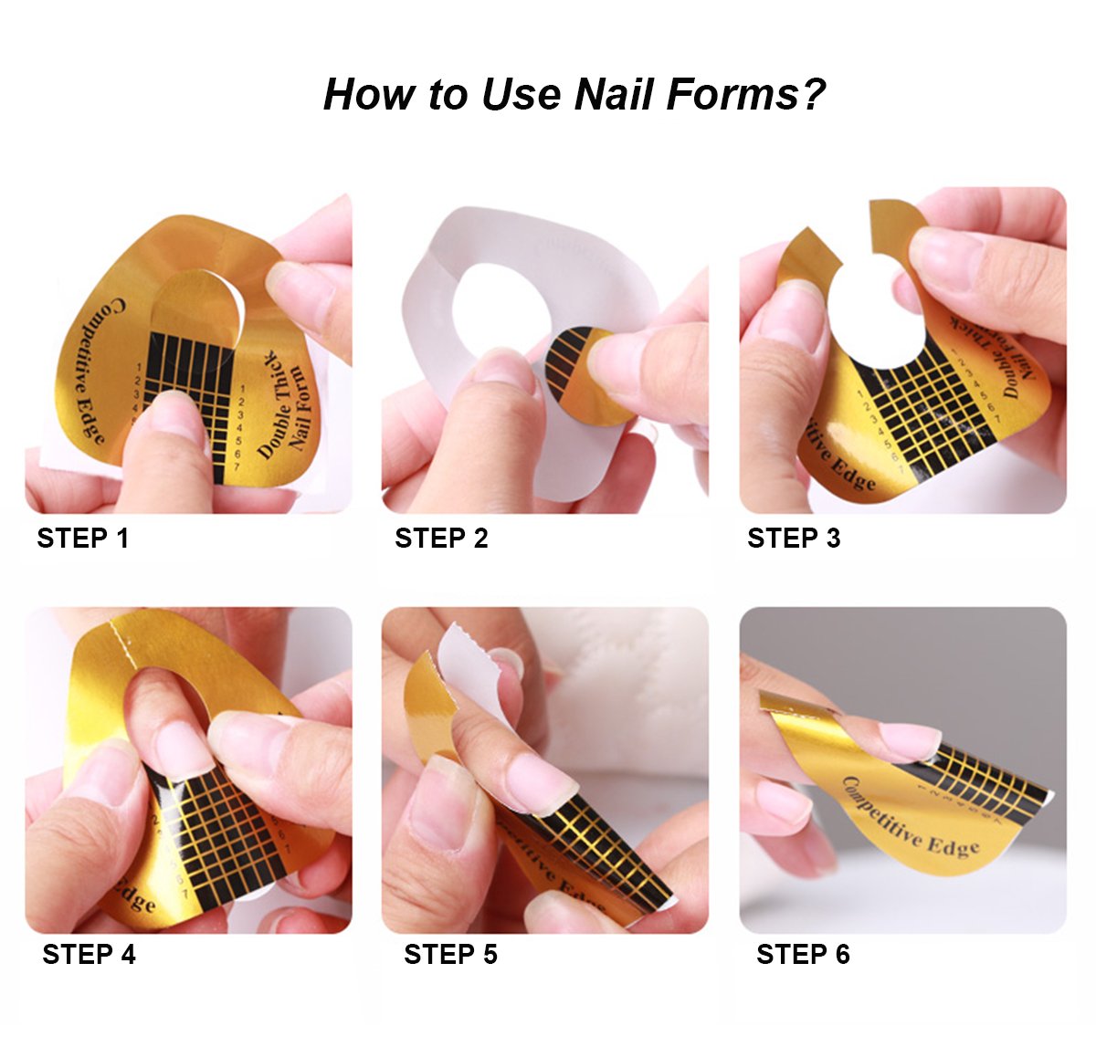 Nail shape stickers store